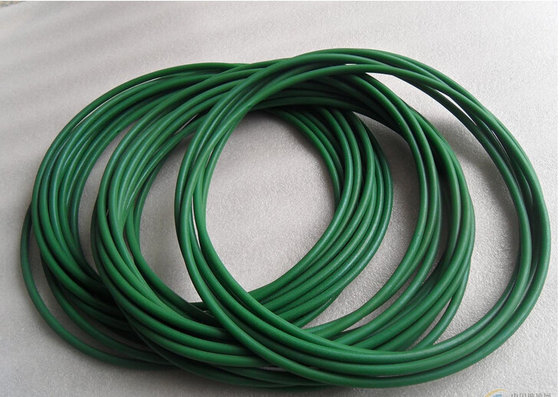 Round belts made of Polyurethane  green and dark green supplier