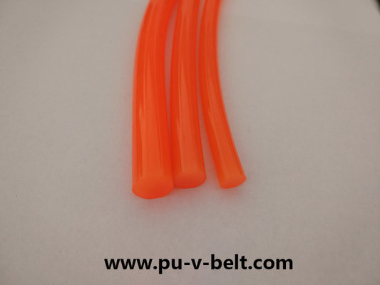 Urethane Drive Belts With Orange Color Is Applied In Paper Processing supplier