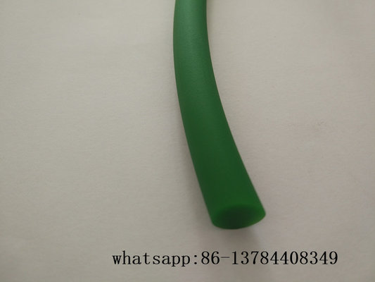Polyurethane Round Belt Green Rough Surface Used In Glass Industry supplier