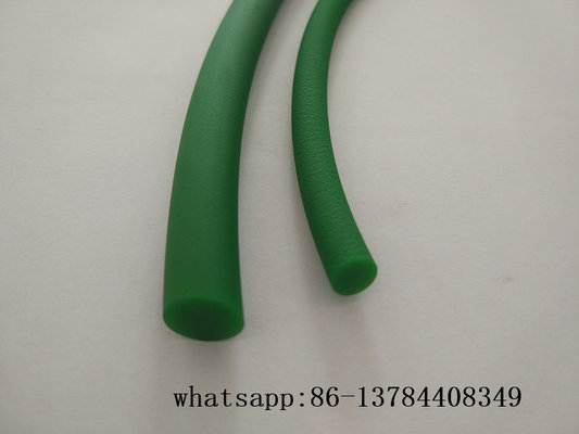Polyurethane Round Belt Green Rough Surface Used In Glass Industry supplier