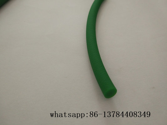 Polyurethane Round Belt Green Rough Surface Used In Glass Industry supplier