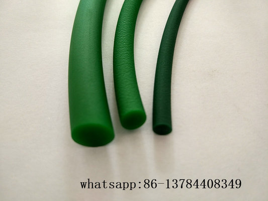 Polyurethane Round Belt Green Rough Surface Used In Glass Industry supplier