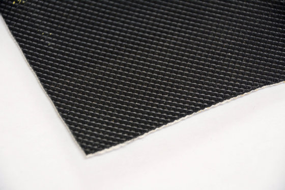 Black Polyurethane Conveyor Belt / Flexible Conveyor Belt For Treadmill Belt supplier