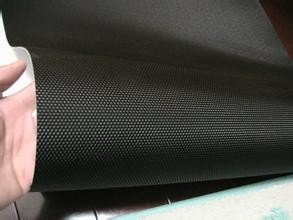Black Polyurethane Conveyor Belt / Flexible Conveyor Belt For Treadmill Belt supplier