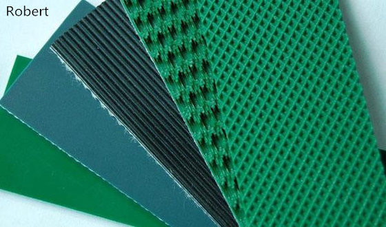 Customized Oil Resistant PVC Conveyor Belt , Heavy Duty Conveyor Belt Assembly Line supplier