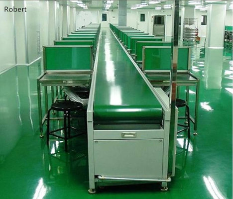 Heat Resistant PVC Nylon Conveyor Belts Anti Abrasion Glossy Finishing supplier