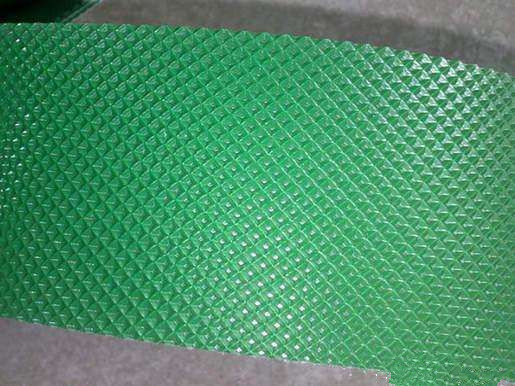 Custom Diamond Pattern PVC Mining Conveyor Belts For Bulk Materials Transportation supplier