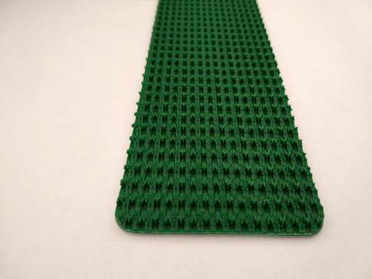 Green Color Rough Top PVC Conveyor Belt Replacement High Performance Wear Resistant supplier