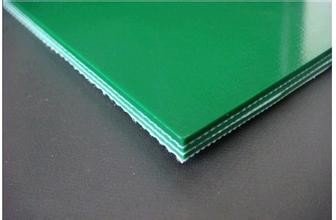 Smooth Surface Green PVC Conveyor Belt Replacement Conveyor Belts Thickness 1mm ~ 7mm supplier