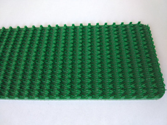 Grip Pattern Petrol Green PVC Conveyor Belt Replacement High Performance Wear Resistant supplier