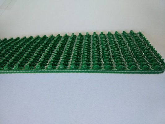 Grip Pattern Petrol Green PVC Conveyor Belt Replacement High Performance Wear Resistant supplier