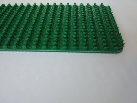 Grip Pattern Petrol Green PVC Conveyor Belt Replacement High Performance Wear Resistant supplier