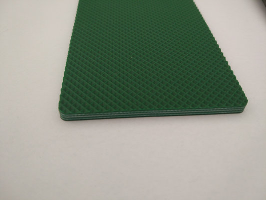 Green Color Both Pattern Industrial Conveyor Belts Was used For Conveyor Power supplier