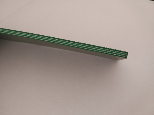 Green Color Both Pattern Industrial Conveyor Belts Was used For Conveyor Power supplier