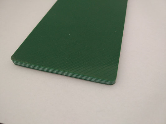Green Color Both Pattern Industrial Conveyor Belts Was used For Conveyor Power supplier