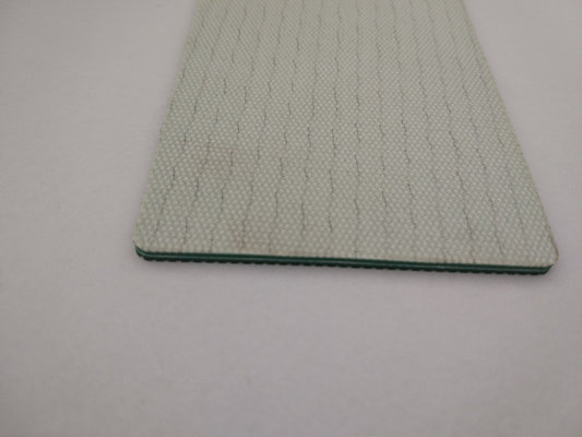 Twill Surface PVC Green Conveyor Belt Replacement Wear - resisting 2.0mm Thinckness supplier