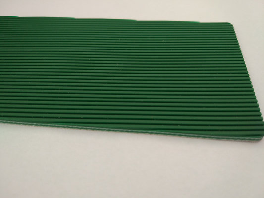 Twill Surface PVC Green Conveyor Belt Replacement Wear - resisting 2.0mm Thinckness supplier