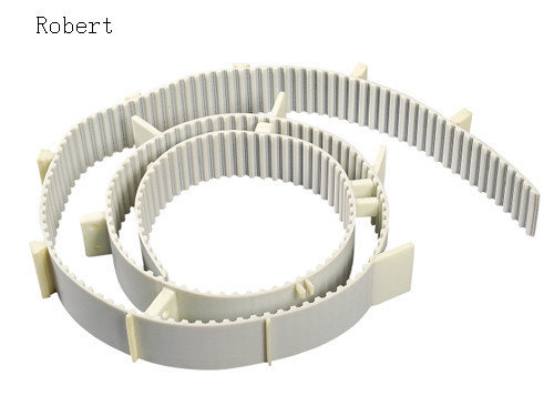 Tobacco Industry Polyurethane Timing Belts With Conveyor Belt Baffle Guide supplier