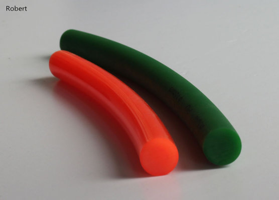 Green / Orange Color Polyurethane Round Drive Belt Rough / Smooth Surface supplier