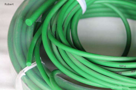 Flexure Resistant Polyurethane Round Belt For Glass Industry Machine Transmision supplier