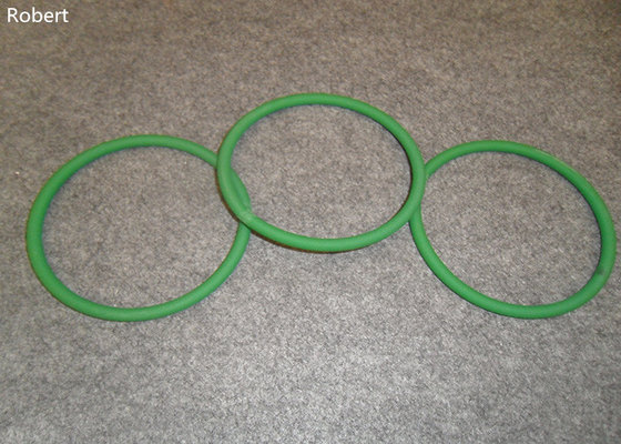 Green Color Endless Polyurethane Round Timing Belts , O Ring Drive Belts supplier