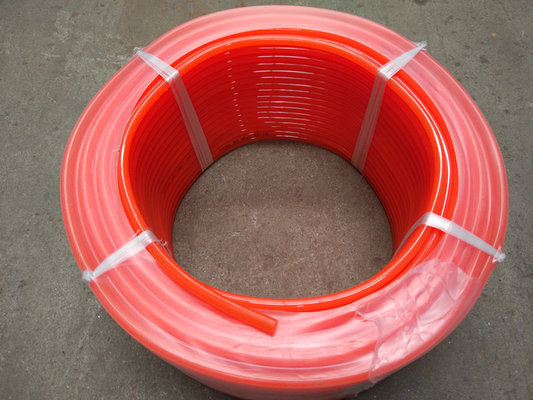 Orange Color Polyurethane Round Belt For Ceramic Machines High Impact Resistance supplier