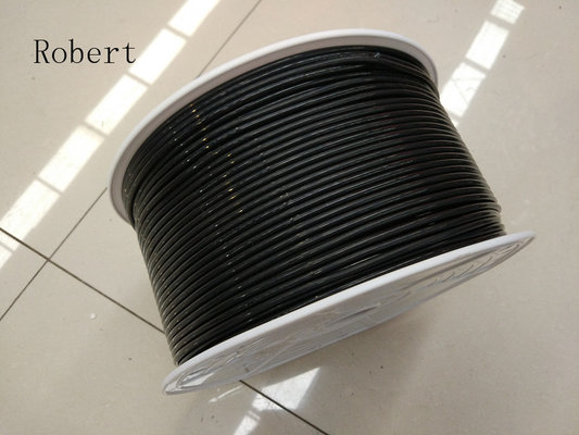 Electronics Industrial Polyurethane Round Belt Anti Static Smooth Surface Black Color supplier