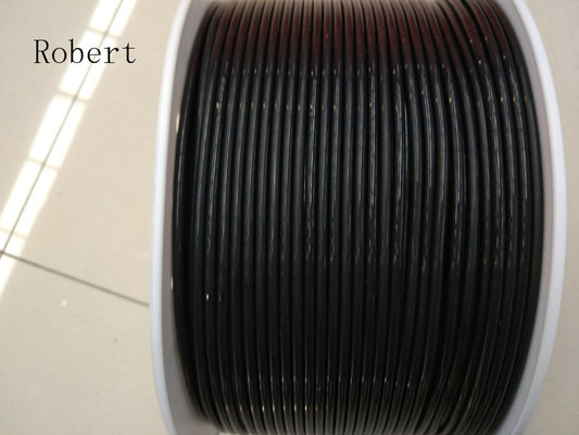 Electronics Industrial Polyurethane Round Belt Anti Static Smooth Surface Black Color supplier