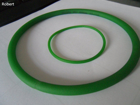 Diameter 2mm - 20mm Round Rubber Drive Endless Belt For Glassware Machine supplier