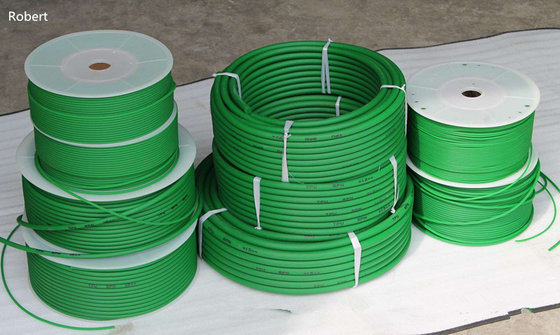 Hardness 85A - 90A Polyurethane Round Belt / Polyurethane Cord Low Compression Set supplier