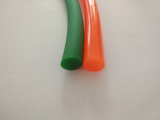 Rough Surface Urethane Belt For Food Industry , Light Green Dark Green Orange supplier