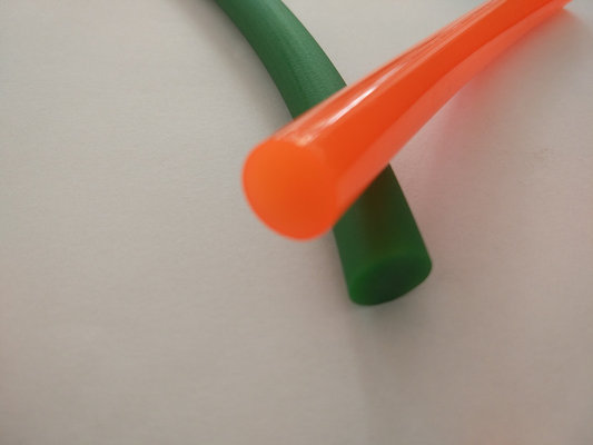 Rough Surface Urethane Belt For Food Industry , Light Green Dark Green Orange supplier