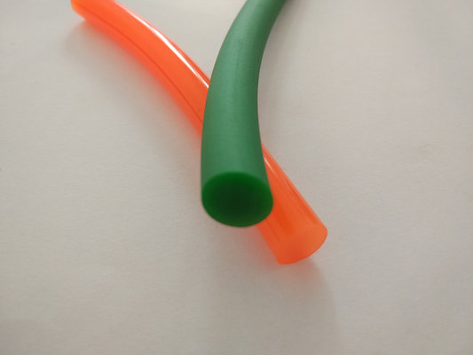Rough Surface Urethane Belt For Food Industry , Light Green Dark Green Orange supplier
