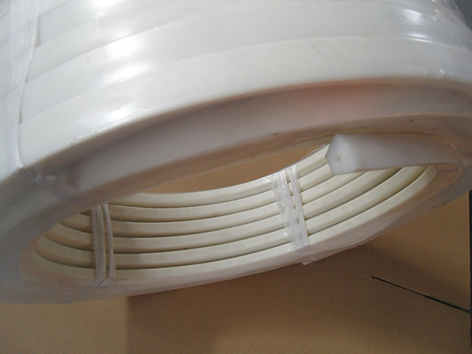 White Color Polyurethane V Drive Belts  , Food Processing Polyurethane Flat Belt supplier
