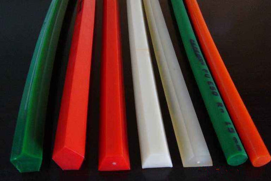 Abrasion Resistant PU Extruded Polyurethane V Belt For Conveying Floor / Roof Tiles supplier
