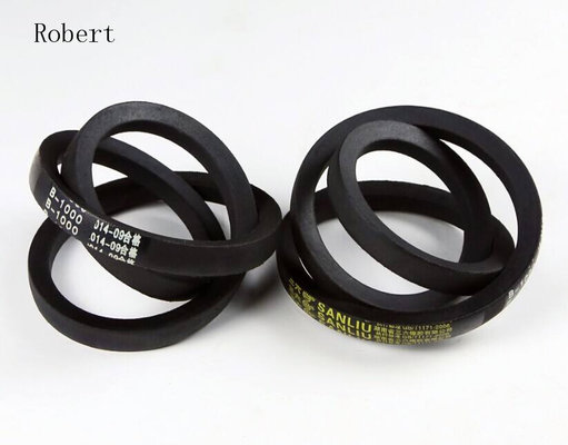 Customized Electric Motor Rubber V Drive Belts High Transmission Efficiency supplier
