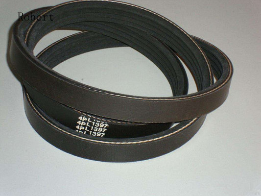 Rubber Material V Section Electric Motor Drive Belts Adjustable Length Black Color supplier