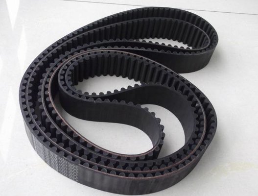 Black Color Rubber Timing Belt , 10mm - 450mm Width Metric Timing Belts supplier