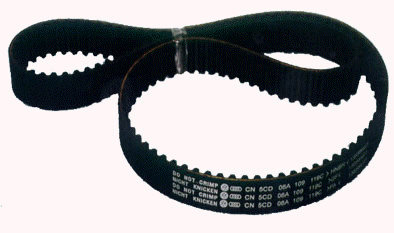 Black Color Rubber Timing Belt , 10mm - 450mm Width Metric Timing Belts supplier