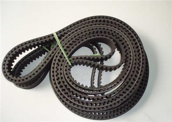 Black Color Rubber Timing Belt , 10mm - 450mm Width Metric Timing Belts supplier