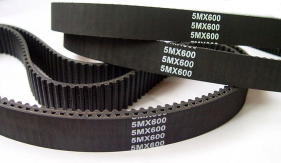 Heat / Oil Resistant Industrial Timing Belts Rubber Material Black Color supplier