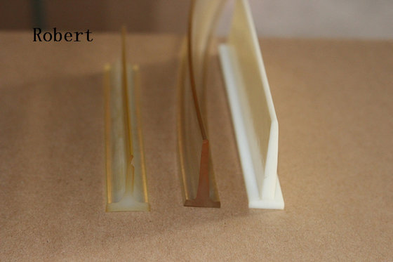 Oil Resistance Extruded PU Guide Polyurethane T Profile Conveyor Guide Belt supplier