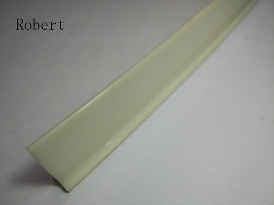 White Color Extruded Polyurethane Strip Belt High Tensile Strength supplier