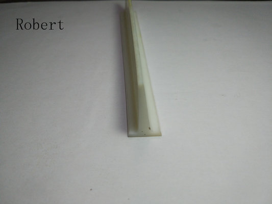 White Color Polyurethane Conveyor Belt Extrusion Profiles For Guiding And Tracking supplier