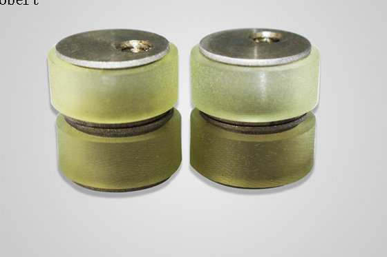 Polyurethane Rubber Coated Conveyor / Drive Rollers , Locking Swivel Caster Wheels supplier