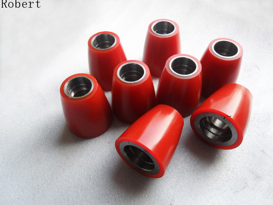 Colorful Polyurethane Roller Wheels , High Capacity Urethane Coated Rollers Wheels supplier