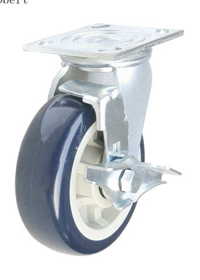 Industrial Trolley Replacement Caster Wheels Swivel With Double Lock And Brakes supplier