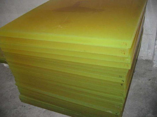 Industrial Polyurethane Rubber Sheet Hardness 60A - 95A High Tensile Strength supplier