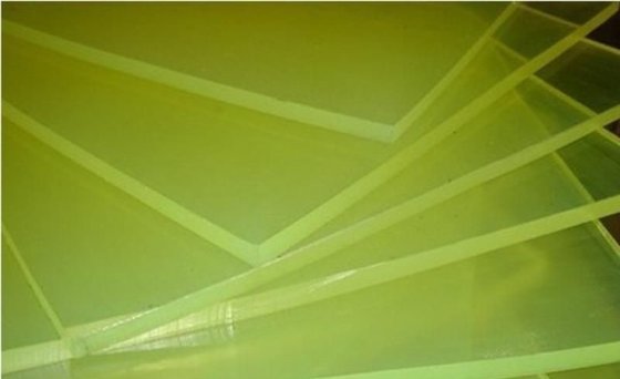 Industrial Polyurethane Rubber Sheet Hardness 60A - 95A High Tensile Strength supplier
