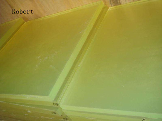 60 - 95 Shore A Polyurethane Rubber Sheet , Transparent Polyurethane Sheet supplier